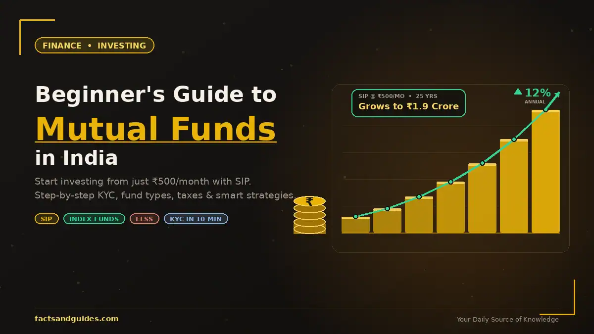 Beginner's Guide to Mutual Funds in India (2026): SIP, Types & How to Start